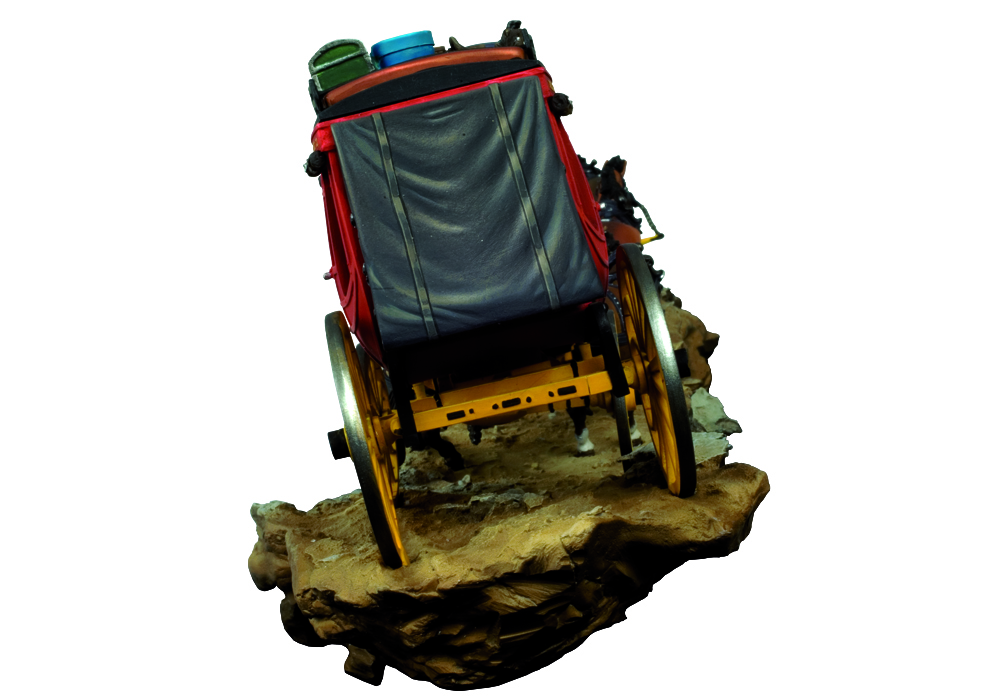 Overland Stagecoach FW-0101 54 mm 1/32 | The Overland Stage Coach ...