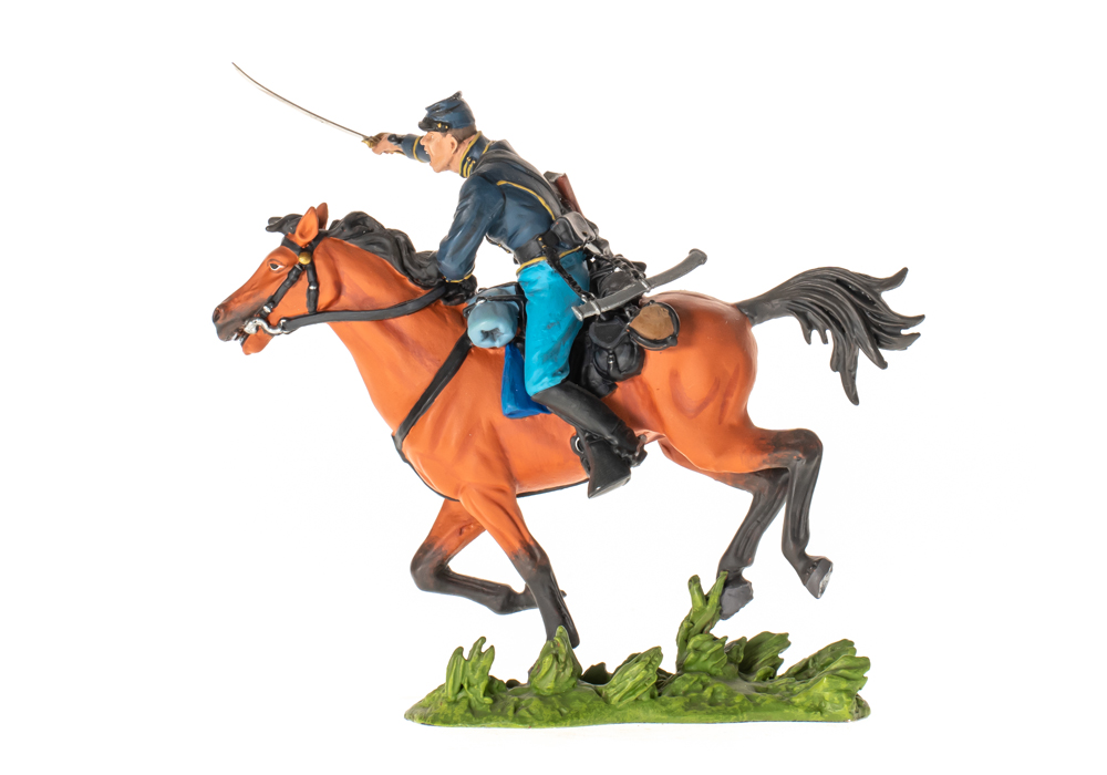 Union Trooper Charging 1 BH0803 54 mm 1/32 | Custer Charge at ...