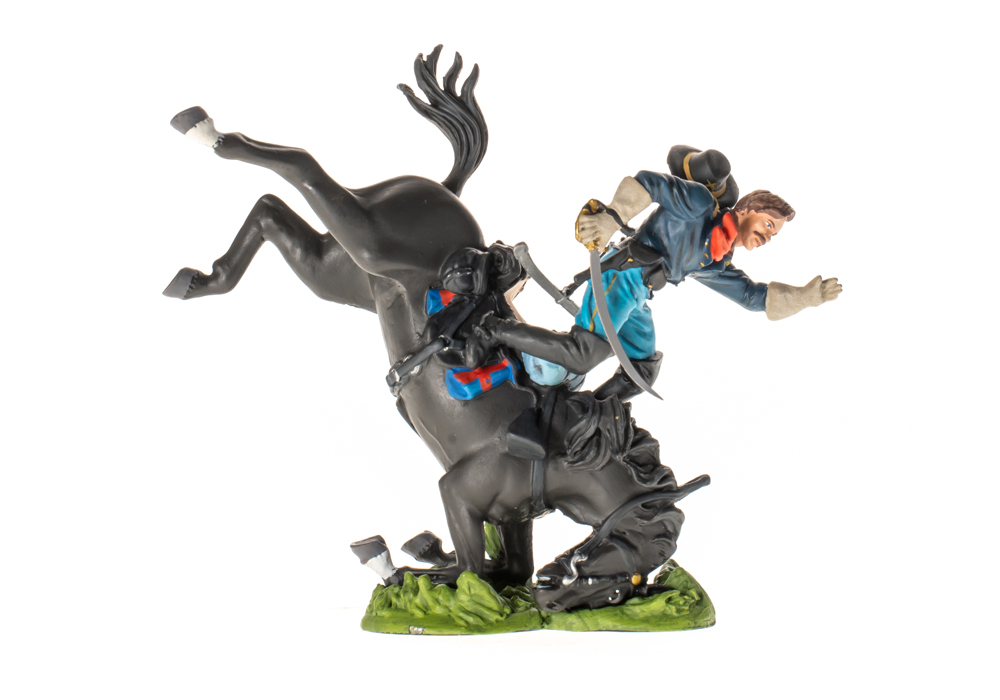 Union Officer Falling BH0805 54 mm 1/32 | Custer Charge at Gettysburg ...