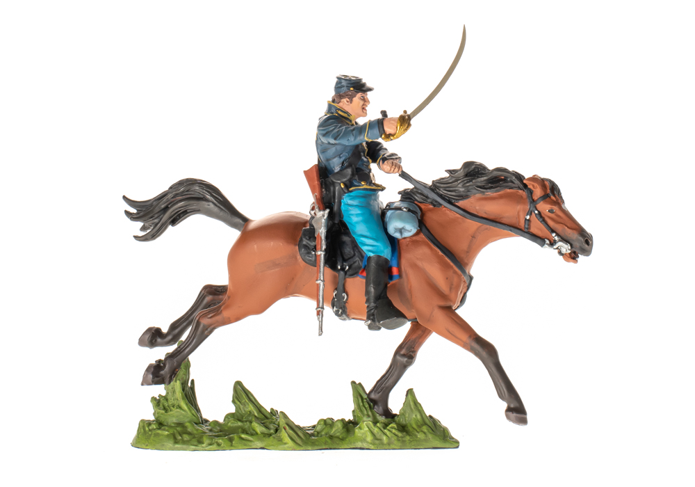Union Trooper Charging 2 BH0806 54 mm 1/32 | Custer Charge at ...