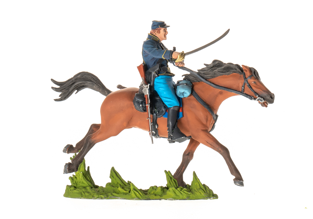 Union Trooper Charging 2 BH0806 54 mm 1/32 | Custer Charge at ...