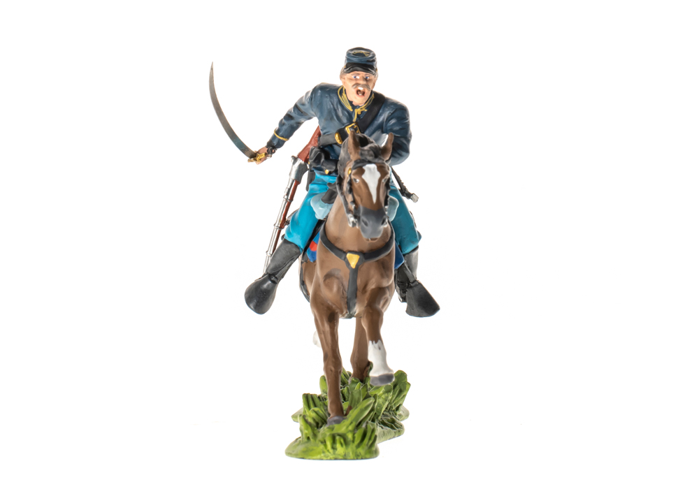 Union Trooper Charging 3 BH0807 54 mm 1/32 | Custer Charge at ...