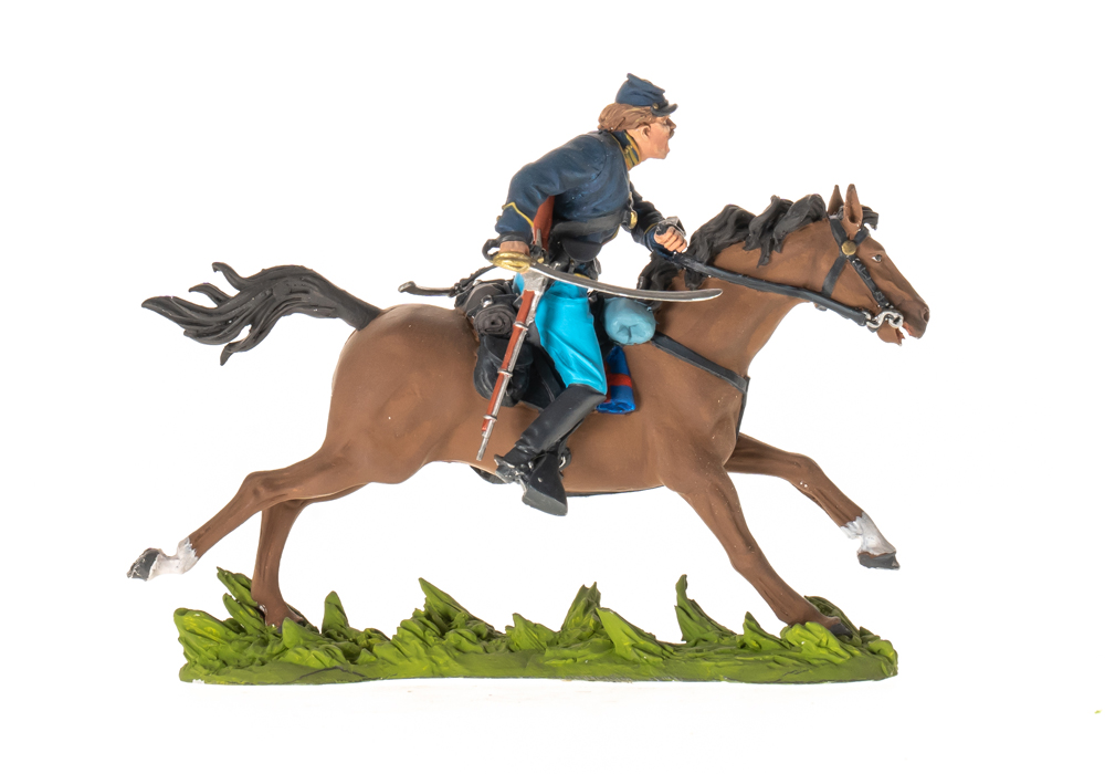 Union Trooper Charging 3 BH0807 54 mm 1/32 | Custer Charge at ...