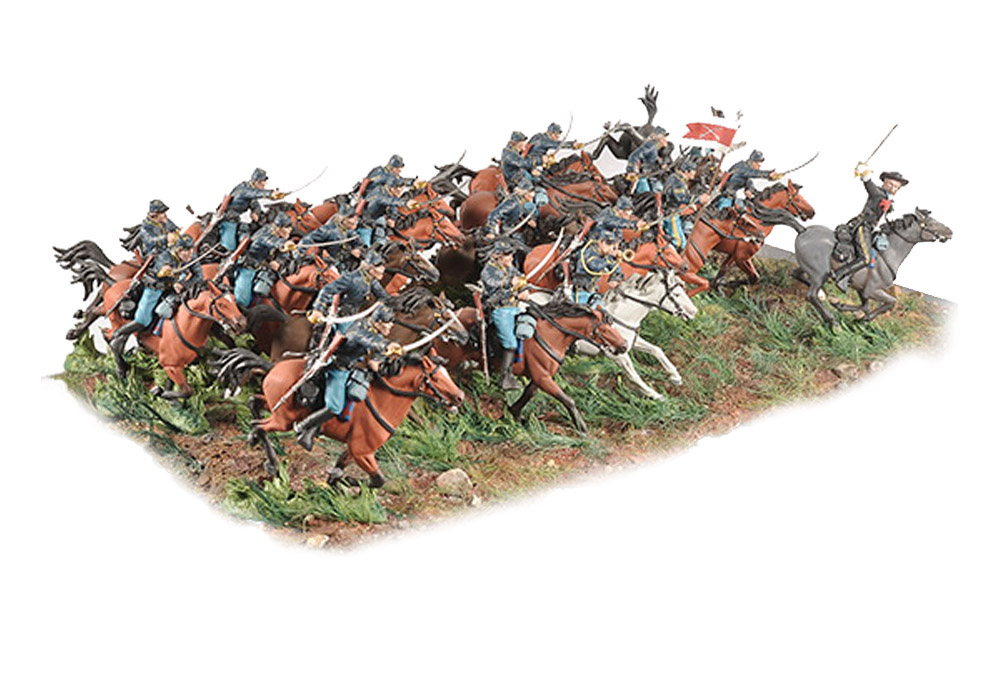 Custer at Gettysburg DIORAMA BH8-1 1/32 | Black Hawk Toy Soldier ...